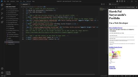 harsh pal suryavanshi on linkedin webdevelopment html portfolio