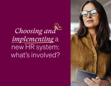 Choosing And Implementing A New HR System Whats Involved