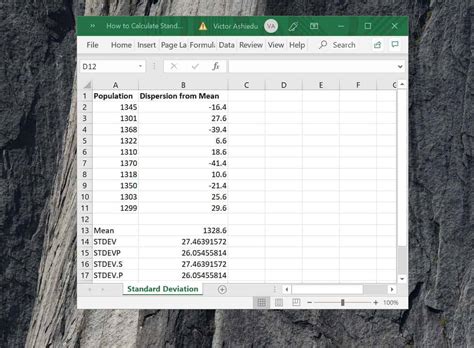 How To Use A Std Dev Function In Excel For A Mac Passlresponse