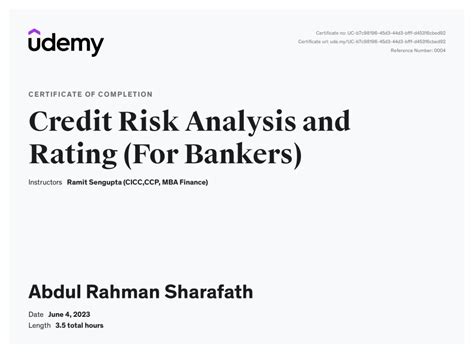 A Abdul Rahman Sharafath On Linkedin Udemy Course Completion Certificate