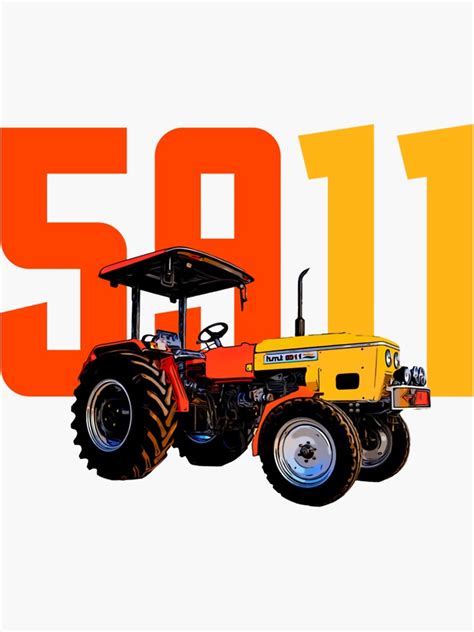 5911 Tractor Sticker For Sale By Shaantiswag Redbubble