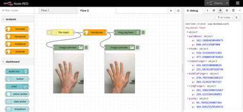 Nodered Hand Pose Using Tensorflowjs And Node Red