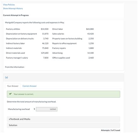 Solved View Policies Show Attempt History Current Attempt In Chegg