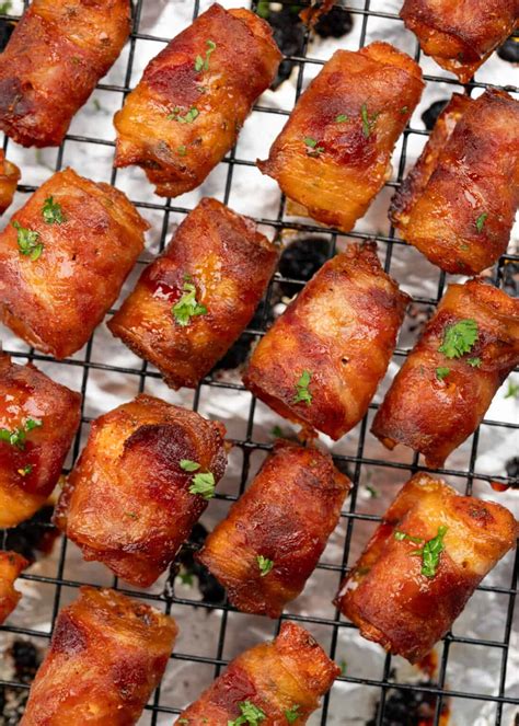 Bacon Wrapped Chicken Bites The Flavours Of Kitchen