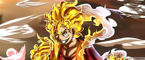 원피스 몽키d 루피기어5 태양신 4k 배경화면 다운로드