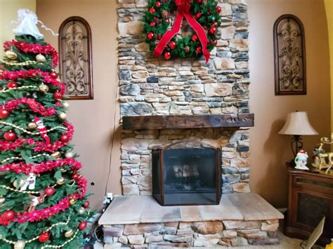 Matching Mantels And Shelves With Reclaimed Wood Beams In Nj