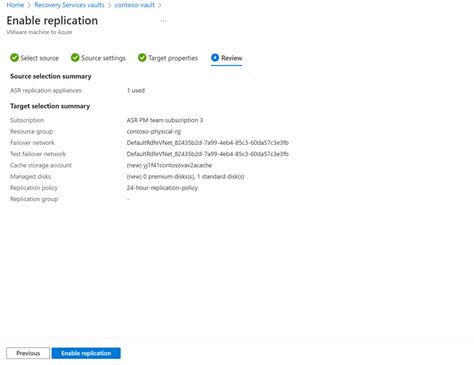 Enable Replication For A Physical Server Modernized Azure Site Recovery Microsoft Learn