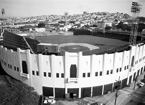 Historical Seals Stadium San Francisco 1958 Before The Giants
