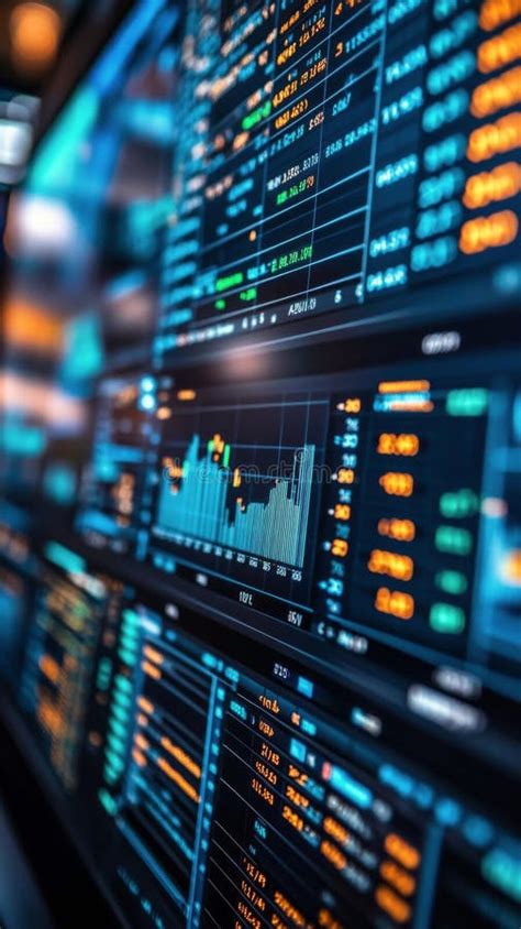 Visual Representation Of Data Trends In A Digital Financial Market