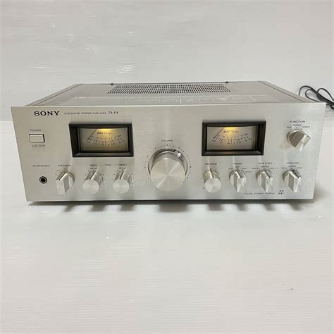 Yahoo オークション Sony Ta F4 プリメインアンプ ソニー 通電しまし