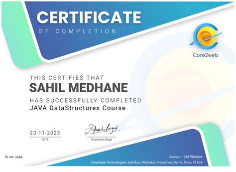 Java Datastructures Core2web Sahil Medhane
