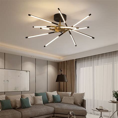 Modern Led Dimmable Ceiling Light Dimmable Heads Black Artofit