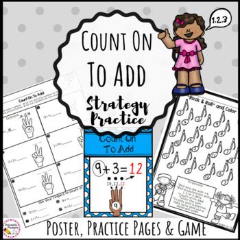 Counting On Addition Strategy By PrintablePrompts TpT