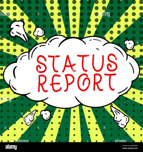 Text Caption Presenting Status Report Business Concept Update Summary