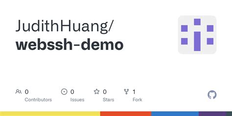 Github Judithhuang Webssh Demo