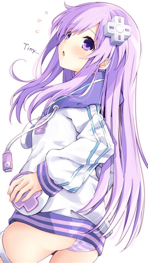 Iwashi Dorobou R Nepgear Neptune Series Highres 1girl D Pad D Pad Hair Ornament From