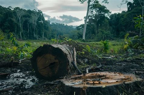 Discussing Deforestation Ar Generative Ai Premium Ai Generated Image