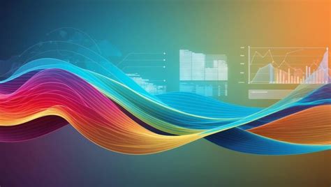 Colorful Waves Representing Data Analytics And Visualization Concepts Premium Ai Generated Image