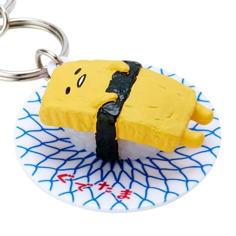 Sanrio Gudetama Key Chain Sanrio Sushi Japanstore