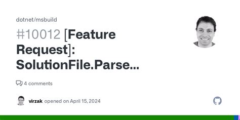 Feature Request Solutionfileparse Doesnt Work With The New Slnx File · Issue 10012