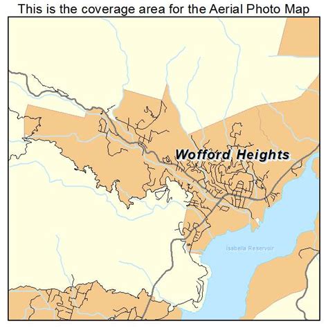 Aerial Photography Map Of Wofford Heights Ca California