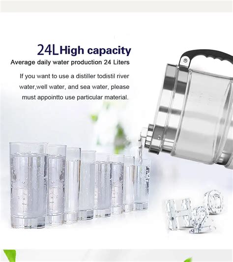 4l дистиллятор дистиллированной воды машина дистилляции Очиститель фильтр из нержавеющей стали