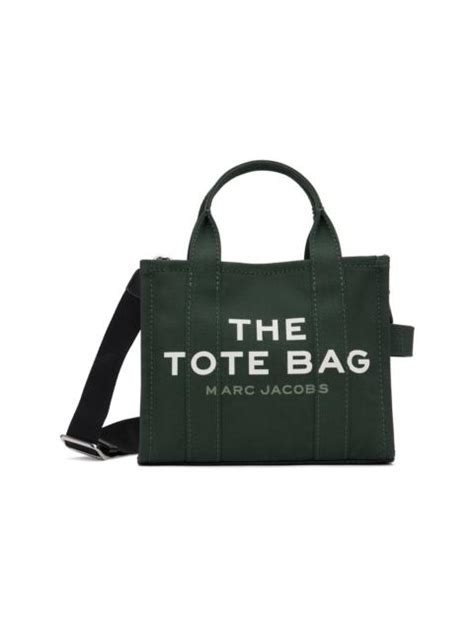 Marc Jacobs Green The Canvas Small Tote Reversible