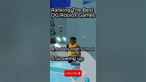 Ranking The Best Og Roblox Games Youtube