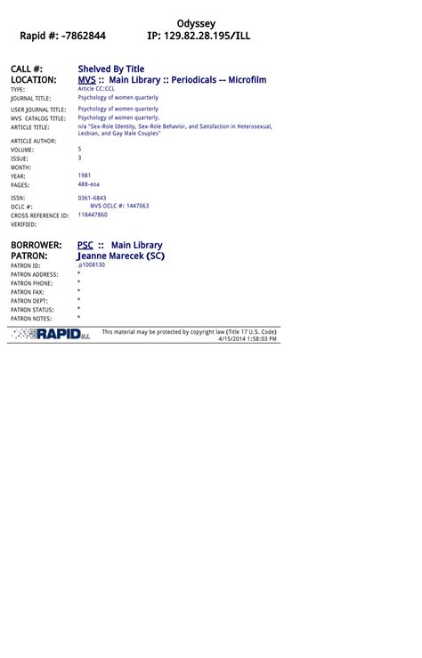 Pdf Sex‐role Identity Sex‐role Behavior And Satisfaction In Heterosexual Lesbian And Gay