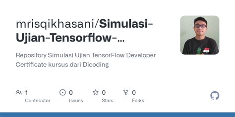 Github Mrisqikhasani Simulasi Ujian Tensorflow Certificate