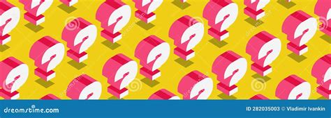 Question Background Vector Isometric Style Stock Illustration Illustration Of Interrogation