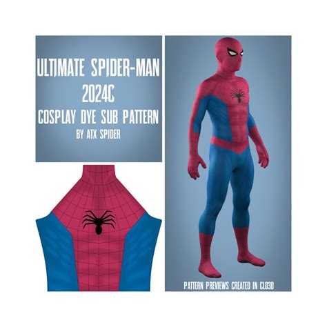 Ultimate Spider Man Suit Etsy