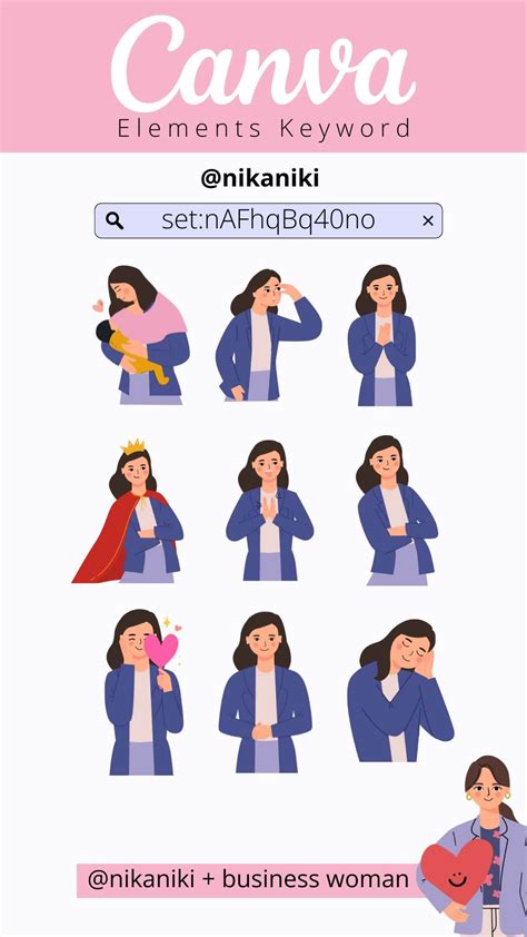 Canva Elements Keyword For Working Woman Canvas Designs Canvas Aesthetic Editing Apps