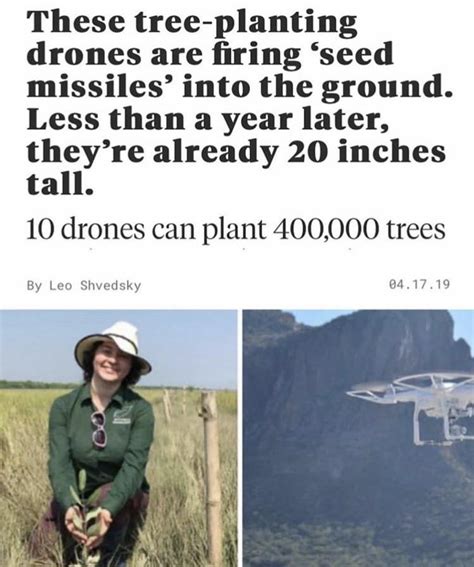 Looks Like The Tree Planting Drone Concept Really Works R Codyslab