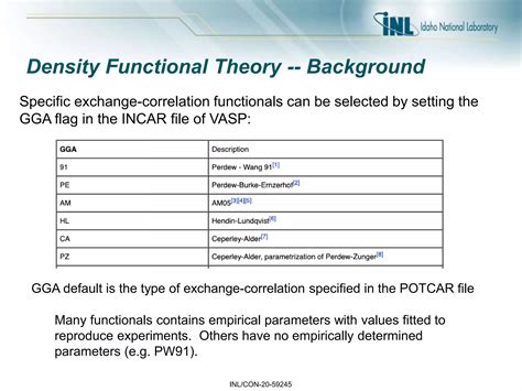 vasp tutorial pptx chemistry science