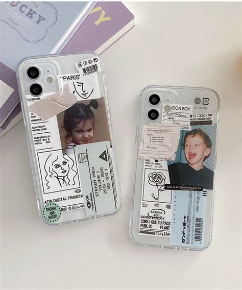 🚀당일출고 런던 보이 걸 아이폰 유니크 투명 실리콘 젤리 핸드폰 휴대폰 폰 케이스 커플케이스 아이폰케이스 우정 7 8 플러스 X 11 프로 12 미니 13 14 15