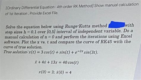 Answered With Solve The Equation Below Using Bartleby