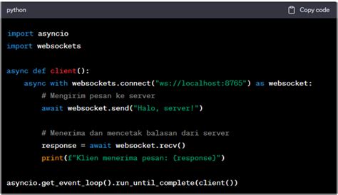 Memahami Konsep Web Sockets Di Python