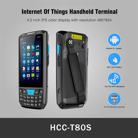 Android Rugged Barcode IP66 PDA Mobile Handheld Terminal HCC T80S