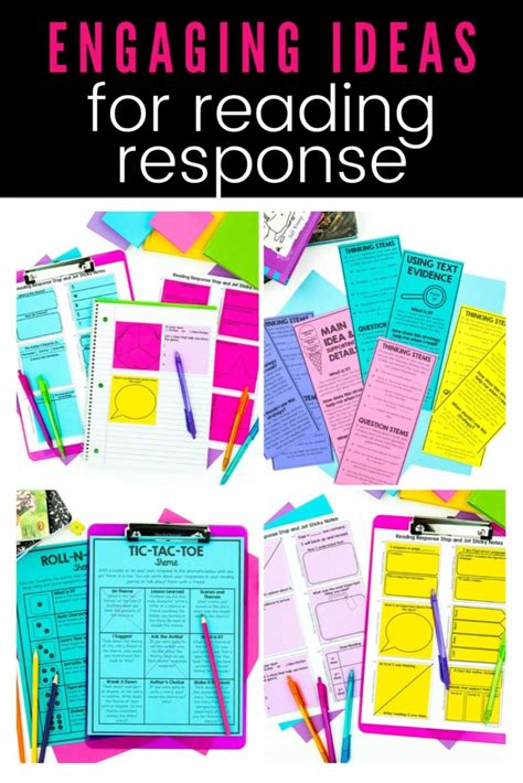 Engaging Ideas For Reading Response Artofit