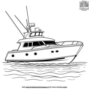 45 Creative Boat Coloring Pages