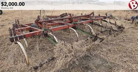 Ih 55 Chisel Plow 19ft With 2 Bar Harrow 2000 Medina Nd