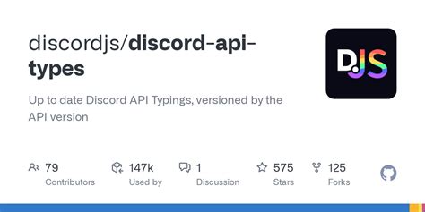 Github Discordjsdiscord Api Types Up To Date Discord Api Typings