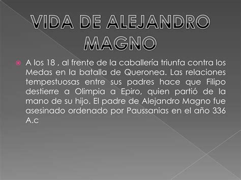 Biografía De Alejandro Magno Ppt