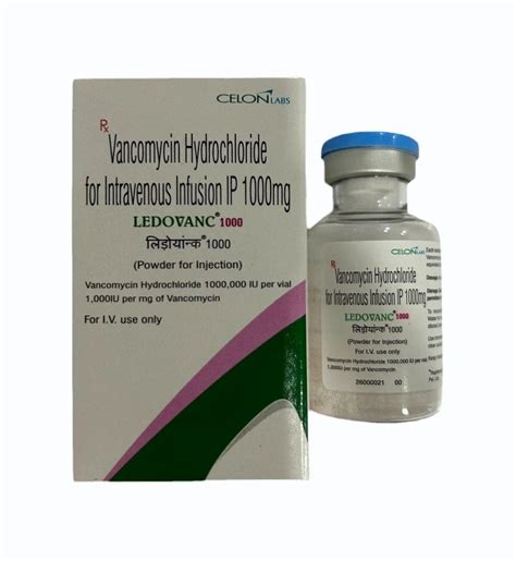Vancomycin 1000 Mg Injection Vial Treatment Antibiotic At ₹ 440