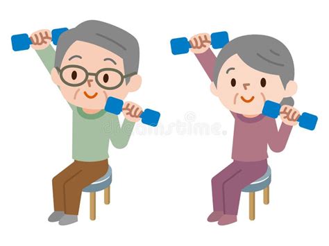 Chair Exercise Clip Art 5 Easy Chair Yoga Exercises For Seniors St