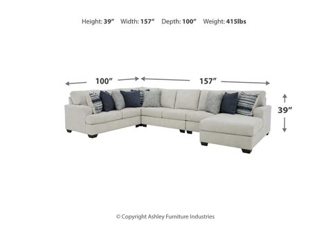 Lowder 5 Piece Sectional With Ottoman