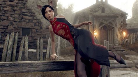 Resident Evil 4 Remake Mod Ada Wong In A Red Dress Is Cute 24 Youtube