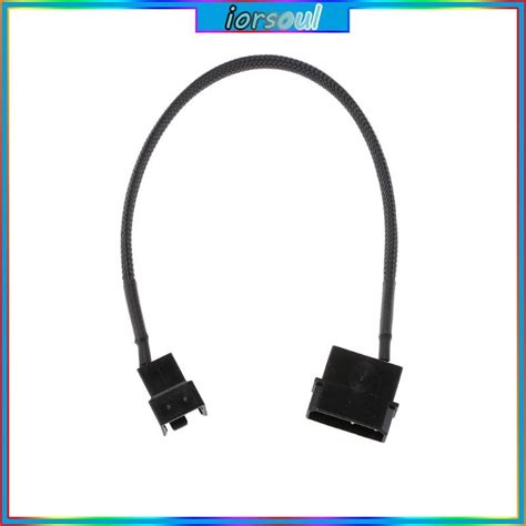 Ior Pwm Fan Power Adapter Cable 1 To 1 4 Pin Molex Male To 3 Pin 4 Pin Pwm Connector Shopee