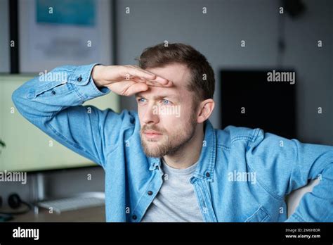Cute Bearded Portrait Of Caucasian Male Freelance Software Engineer